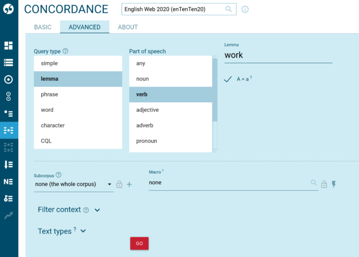 Concordance - finding examples of use in context | Sketch Engine