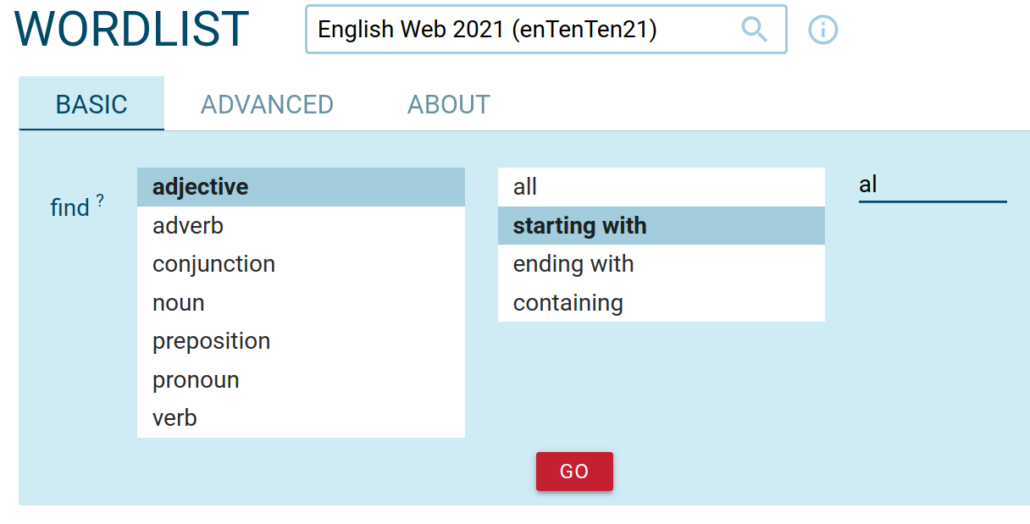 Fine-tune your corpus | Sketch Engine